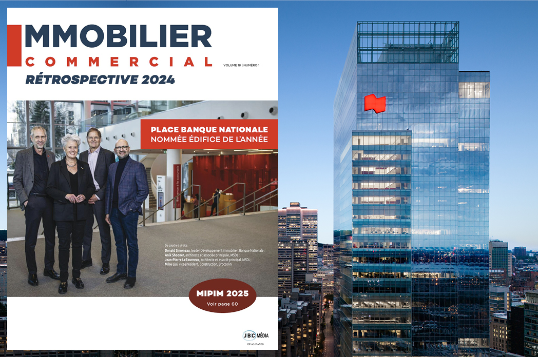 Place Banque Nationale named Building of the Year - MSDL Architecture